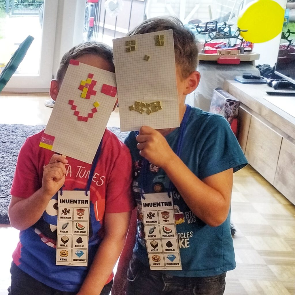 Kindergeburtstag „Minecraft“: Spaß zum Quadrat - von knall bis bunt